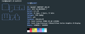 为Openwrt安装neofetch – 米露小窝